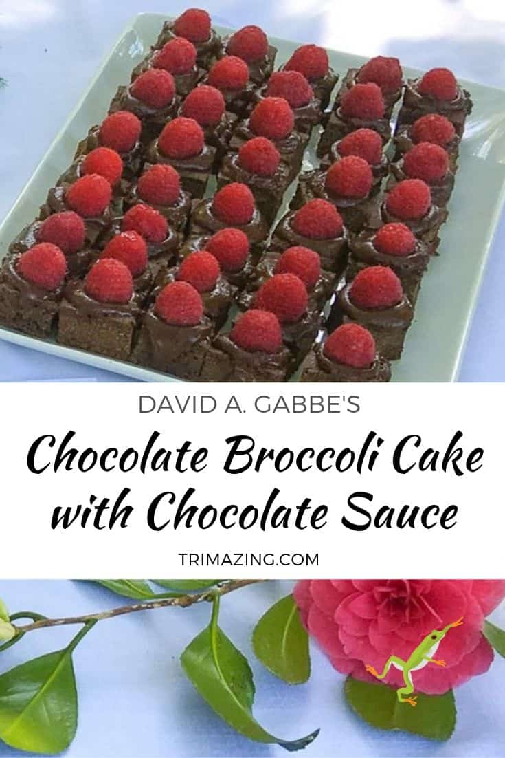 Broccoli for Dessert! Chocolate Broccoli Cake - Trimazing